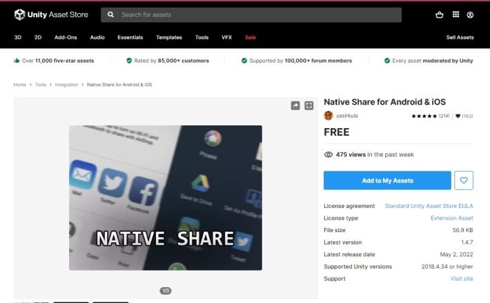 UnityでTwitterにスクショ投稿する「Native Share for Android & iOS」 | ソウサクカツドウ！